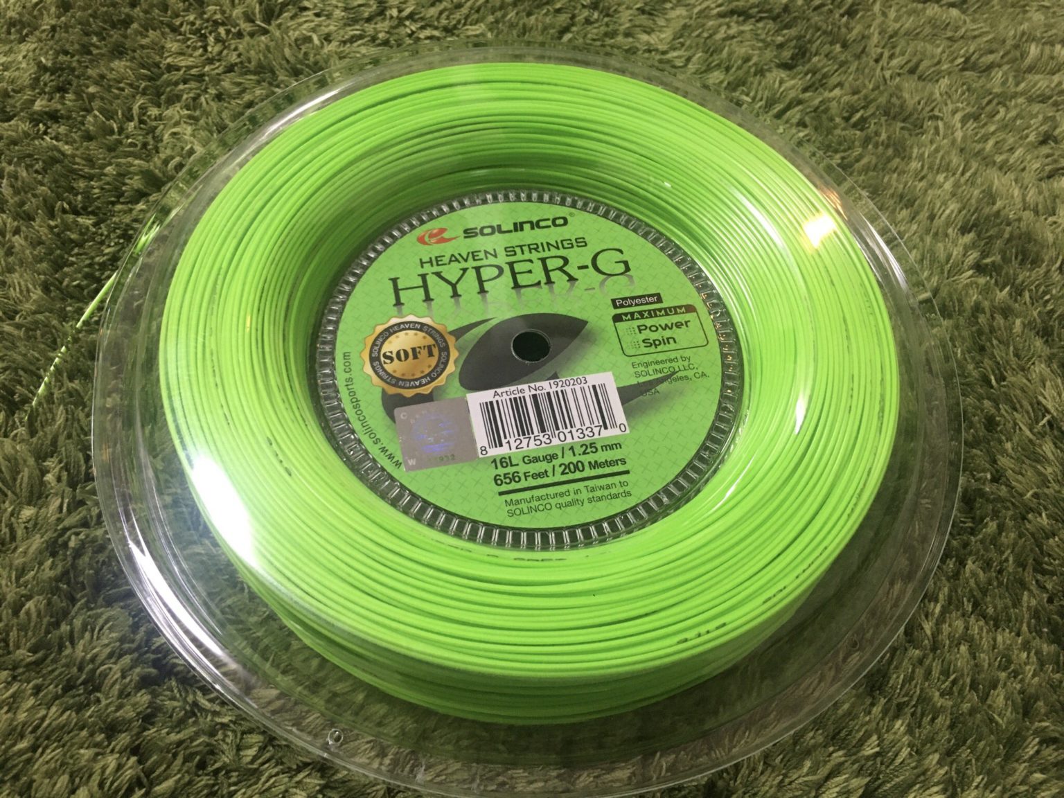 【ソリンコ】ハイパーG ソフト｜インプレ・レビュー | RACKET LABO